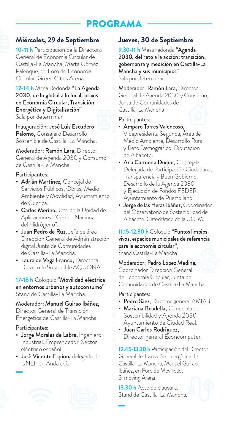 green cities | Economía Circular - Castilla-La Mancha